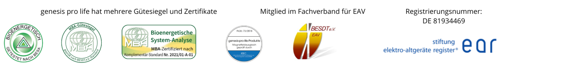 genesis pro life - Ihr Anbieter für Biophotonen Produkte